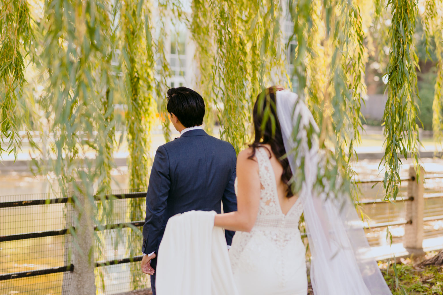Backyard wedding in Manotick: Kathleen and Dan
